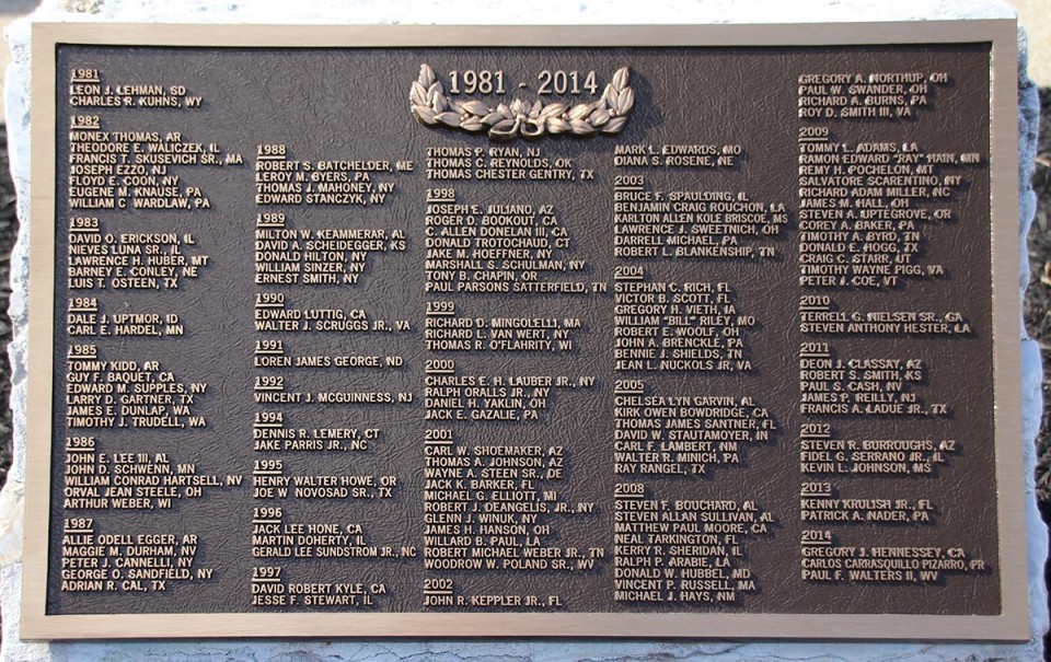 The National Fallen Firefighters Memorial